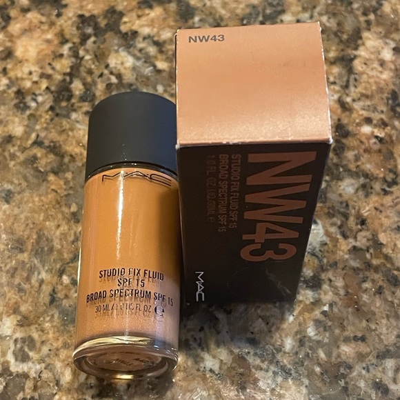 MAC Cosmetics | Makeup | New Mac Studio Fix Fluid Foundation Nw43brick ...